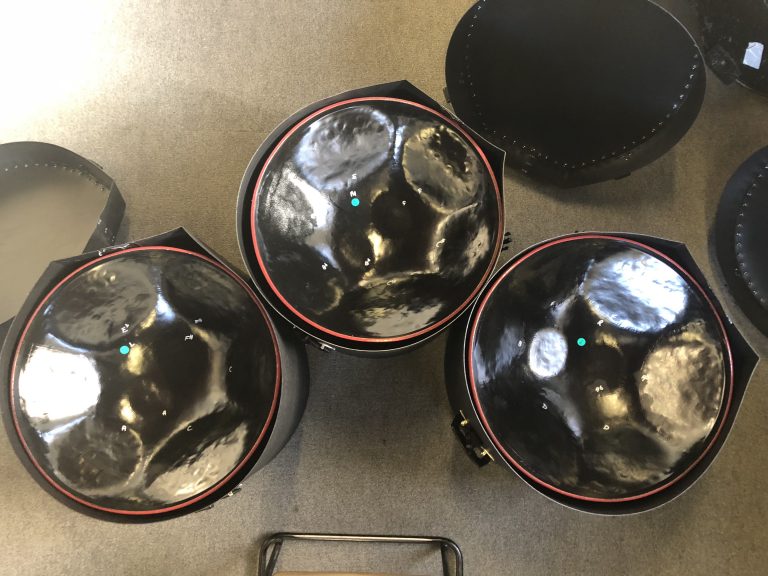 Steel pan drums triple cellos in cases by CultureMix Arts Ltd ...