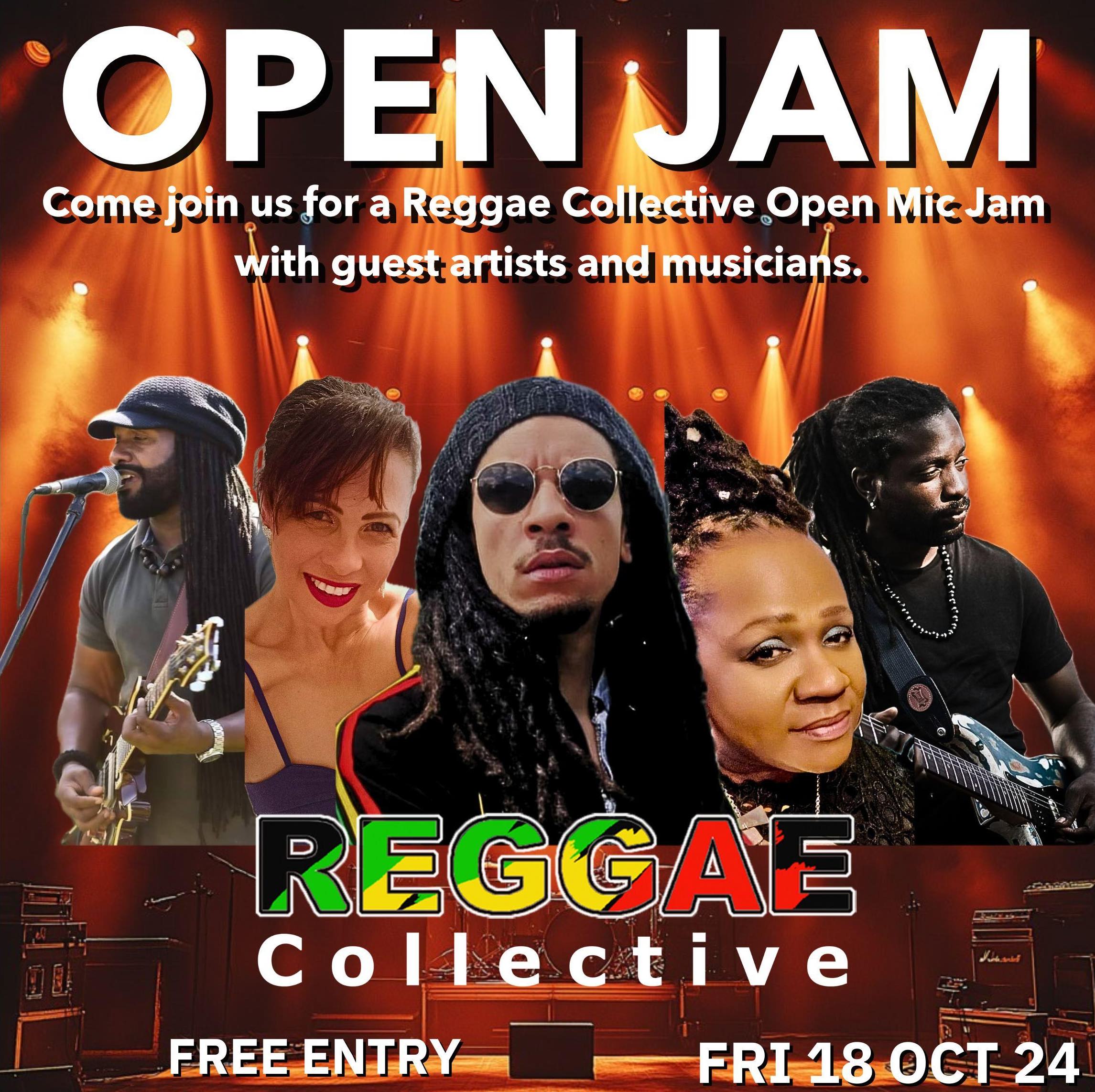 Open Jam Open Mic - Reggae Collective 18Oct24 - CultureMix Arts